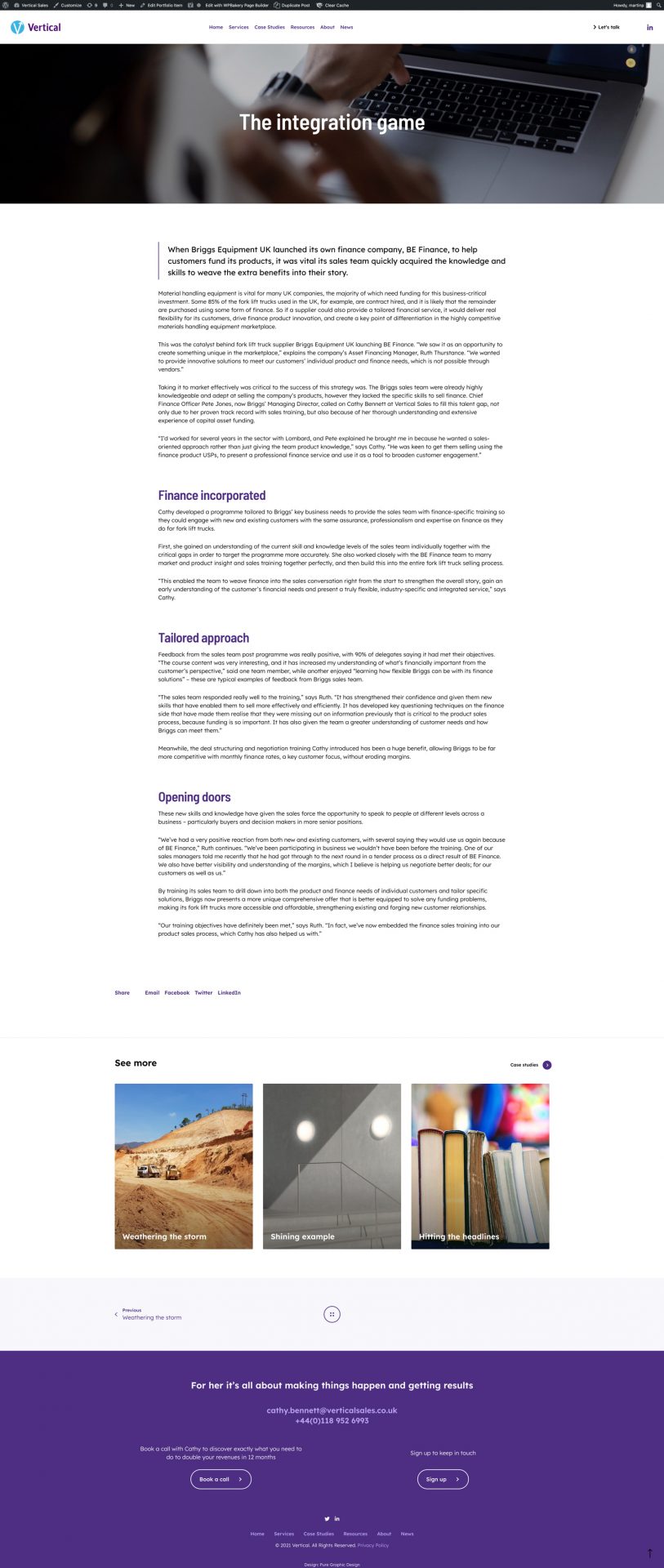 Vertical Sales — Pure Graphic Design