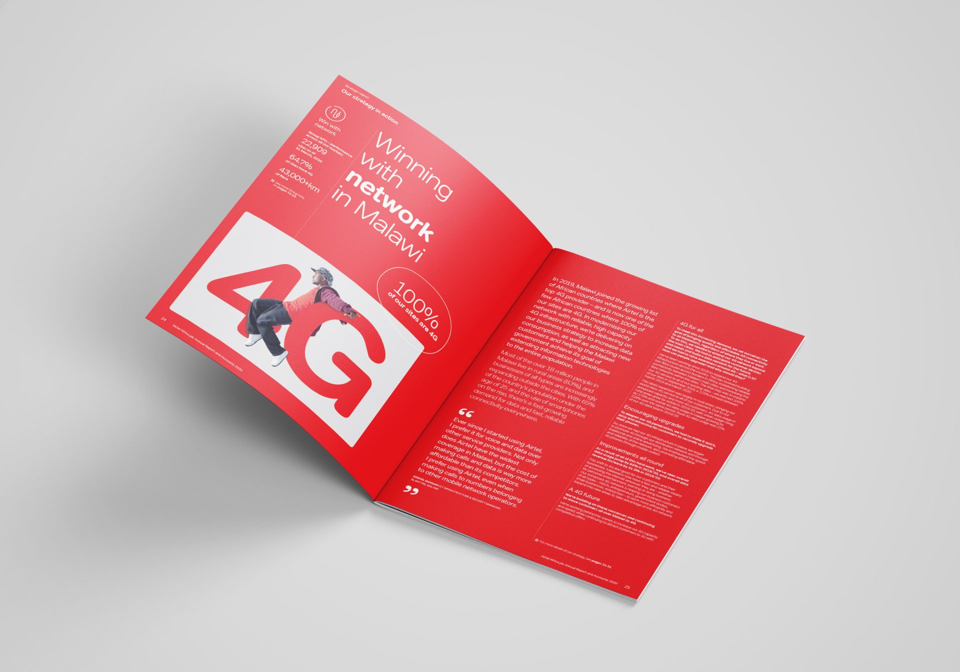 Airtel Annual Report — Pure Graphic Design