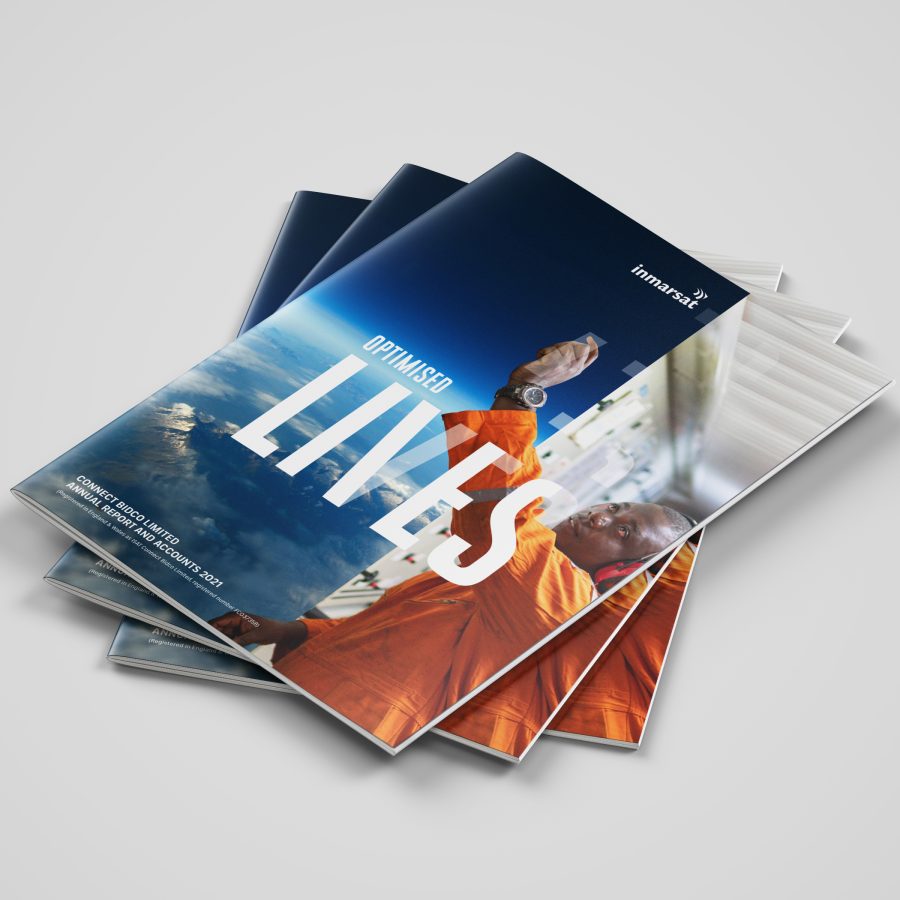 Inmarsat Annual Report — Pure Graphic Design
