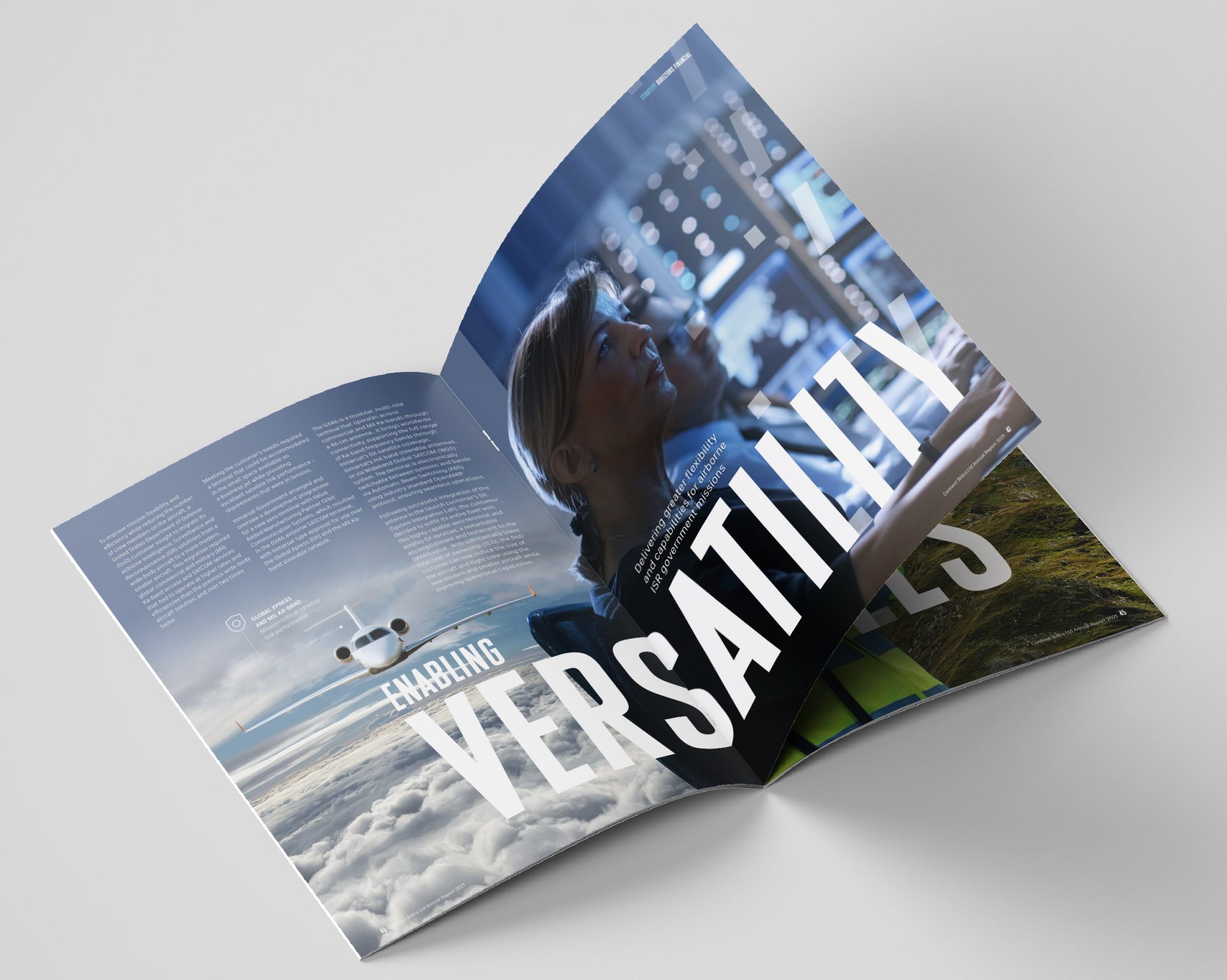 Inmarsat Annual Report — Pure Graphic Design